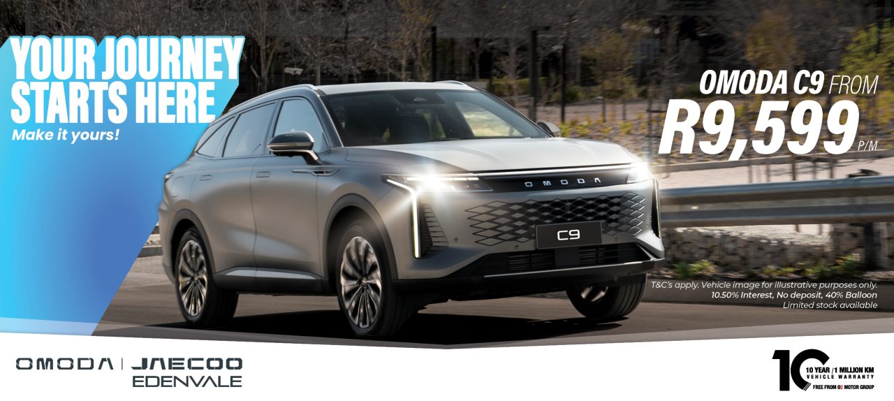 OMODA JAECOO Edenvale | 10 Year / 1 Million KM Warranty