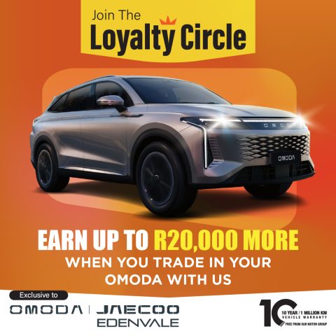 OMODA Loyalty | OMODA JAECOO Edenvale